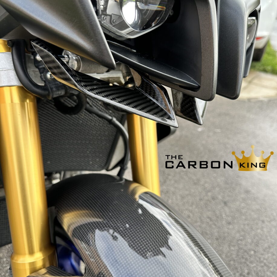 YAMAHA MT10 2016>21 CARBON LOWER HEADLAMP SPOILER IN TWILL WEAVE – The ...
